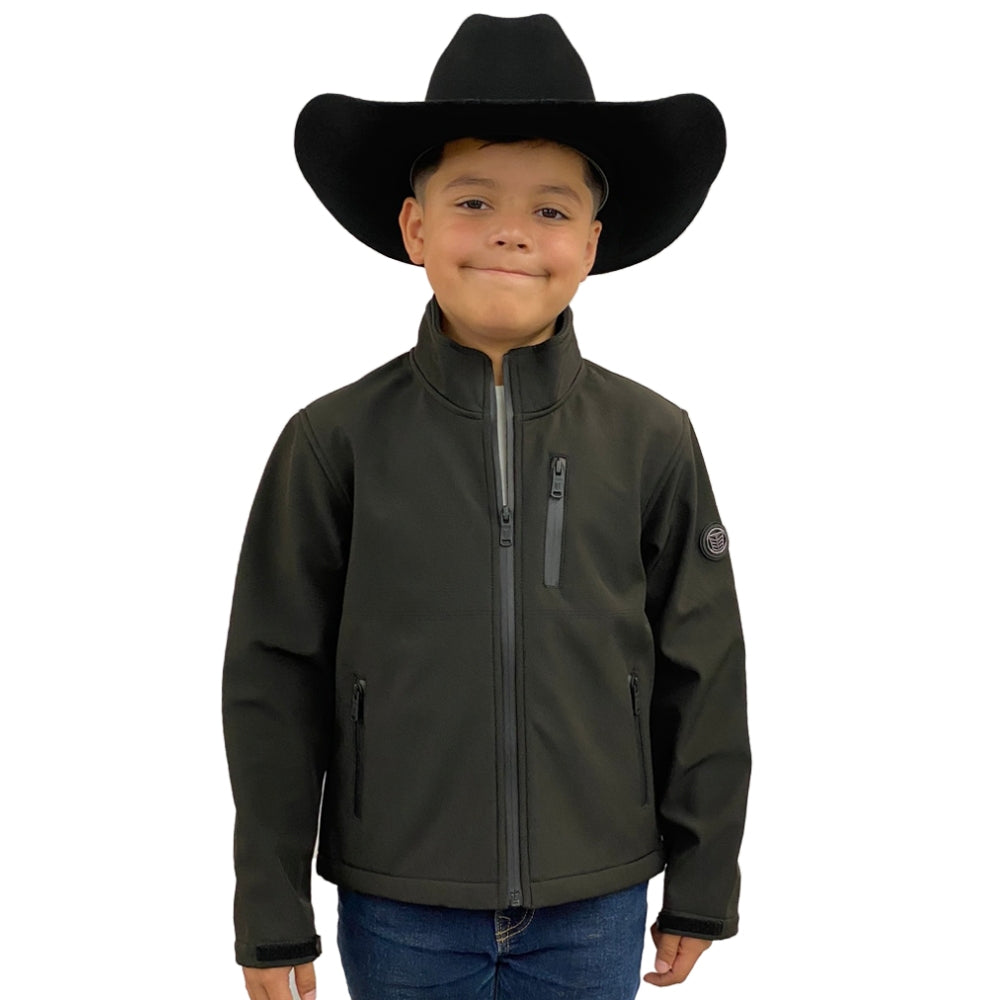 Boys soft shell jacket store